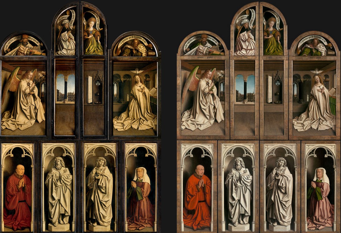 Révélations et défis de la restauration du retable de L’Agneau mystique ...