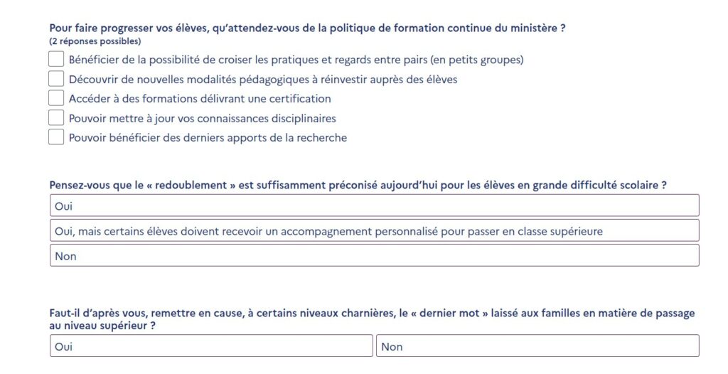 Mission "Exigence des savoirs" : le questionnaire pour les enseignants est disponible jusqu'au ...